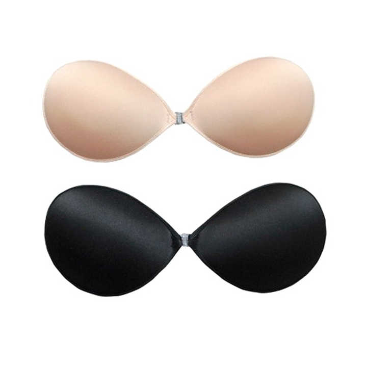 Mei Xiao Ti Glossy Cloth Silicone Bra Cup Fabric Face Silicone Inner ...