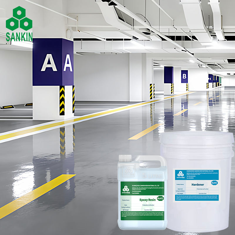 SANKIN Epoxy Resin Floor Different Color Epoxy for Multi-purpose Garage ...
