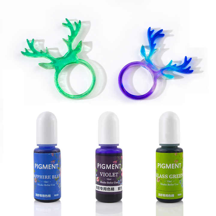 INTODIY 13 Color Resin Pigment Ink Alcohol Liquid Epoxy Resin Dye ...