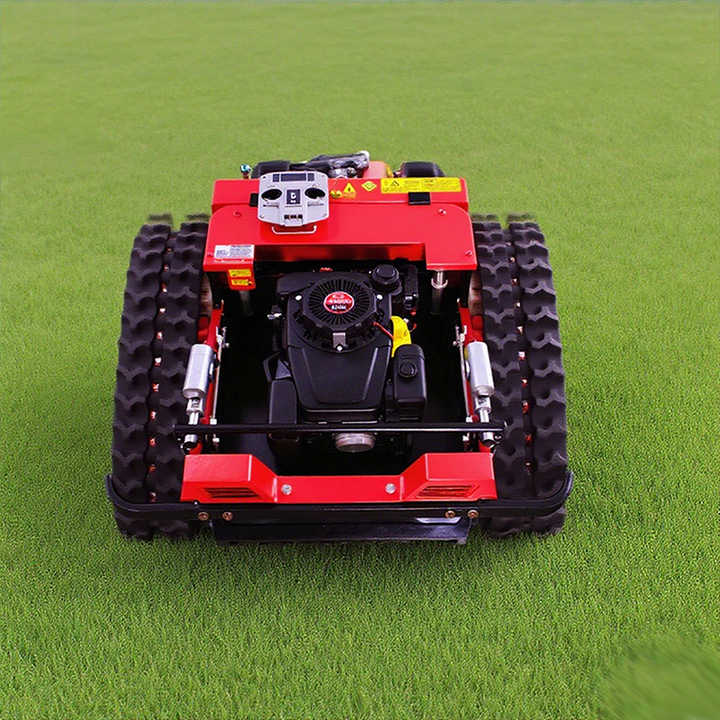 Durable and Cheap Lawnmower on Tracks Lawn 2-stroke Engine Mower grass ...