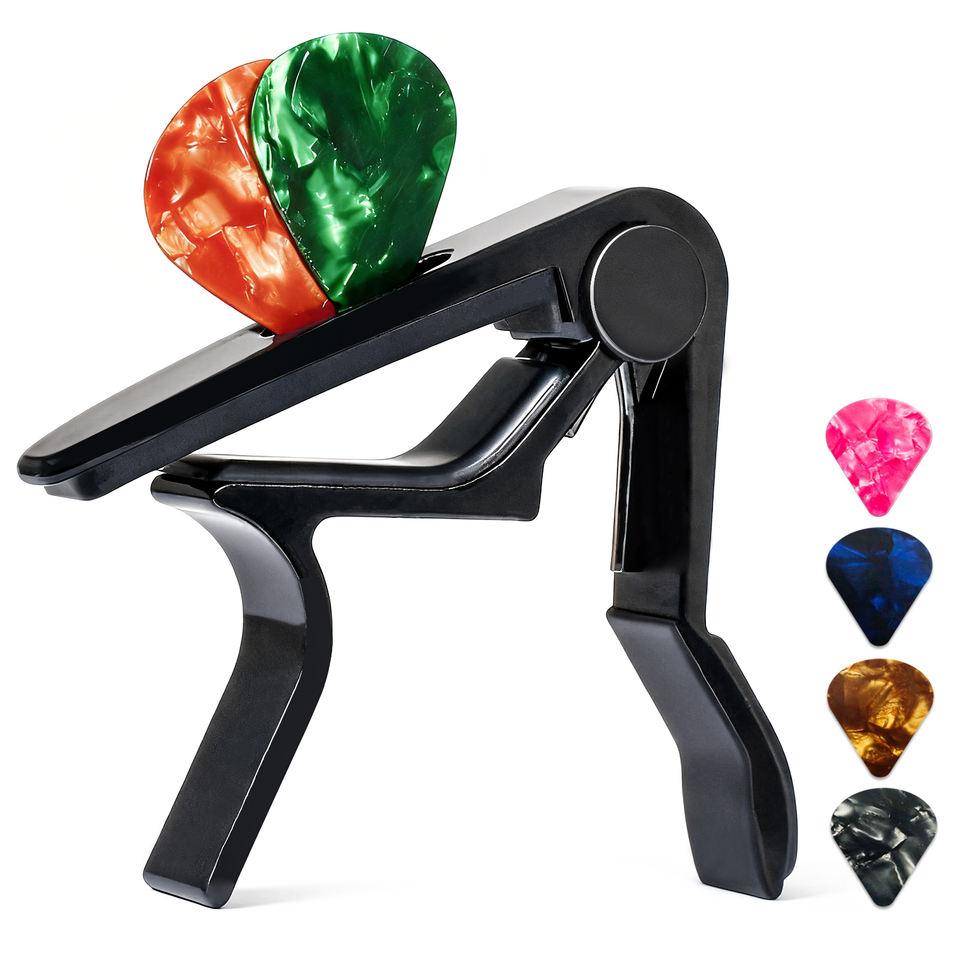 Dedo MA-16R Acoustic Guitar Capo Aluminum Alloy Wood Grain Polished ...