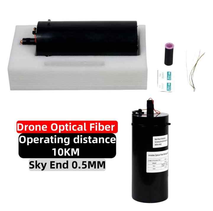 4K HD FPV Fiber Optic Drone 20KM Transmission Module Signal ...