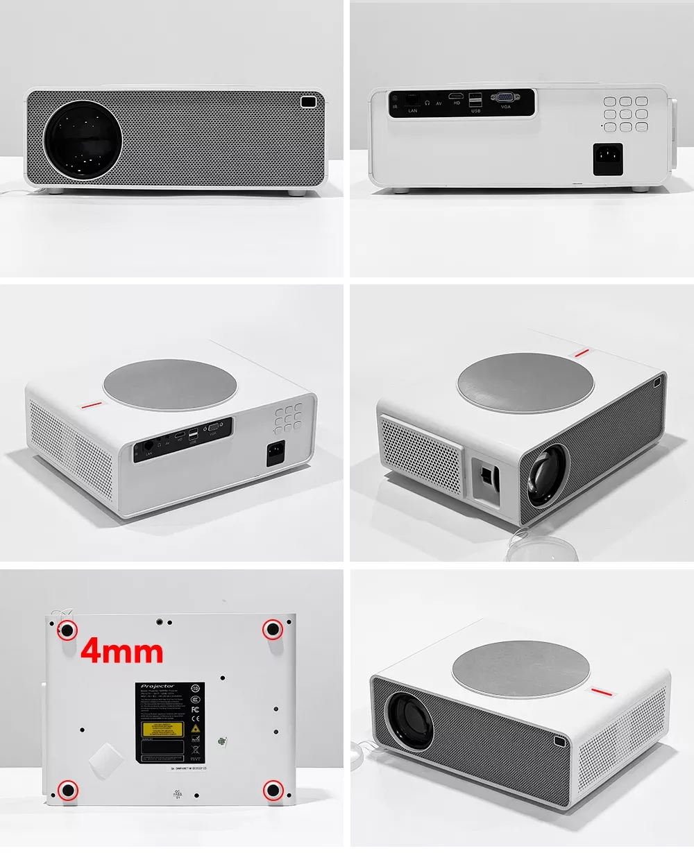 Touyinger Q10w 1080p Android Tv Video Led Proyector Projector Smart ...