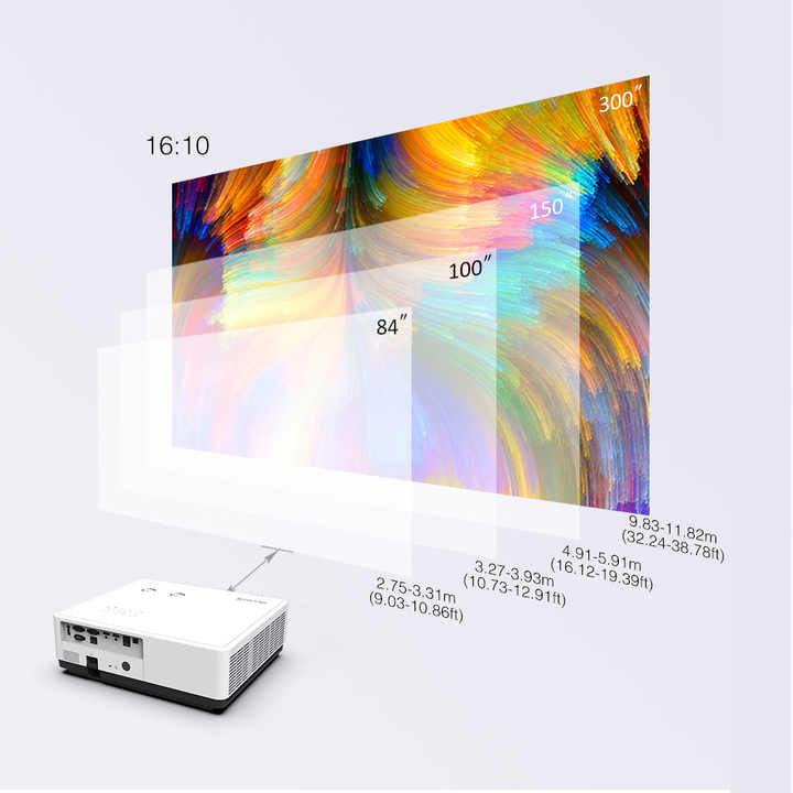 BYINTEK L900HK 4K Laser Projector - 6000 ANSI Lumens for Business
