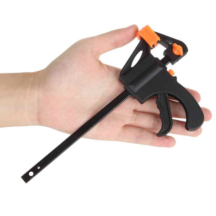 8 Pack 4 Inch Wood Clamps One-Hand Clamp Spreader 4" Wood Clamps Wood ...