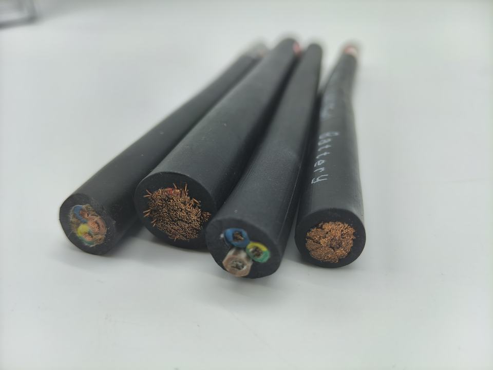 H07RN-F 4Core With Earth 4G25mm2 Welding Pump Battery Cable Cu Tinned ...