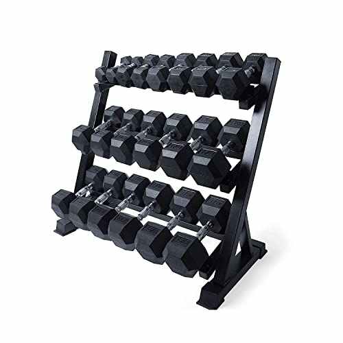 Premium Rubber Coated Hex Dumbbell Weight Set Customized Packaging logo ...