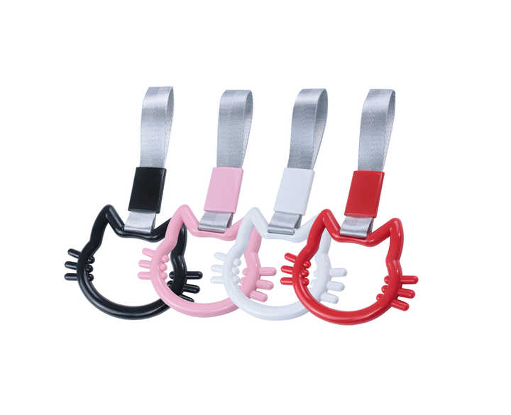 JDM Tsurikawa Cartoon Anime Cat Car Interior Pull Ring Subway Train Bus ...