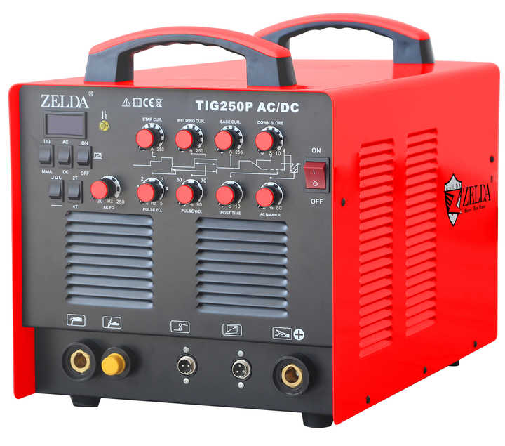 HF ZELDA 250amp TIG MMA Welding Machine AC DC Pulse TIG Welder