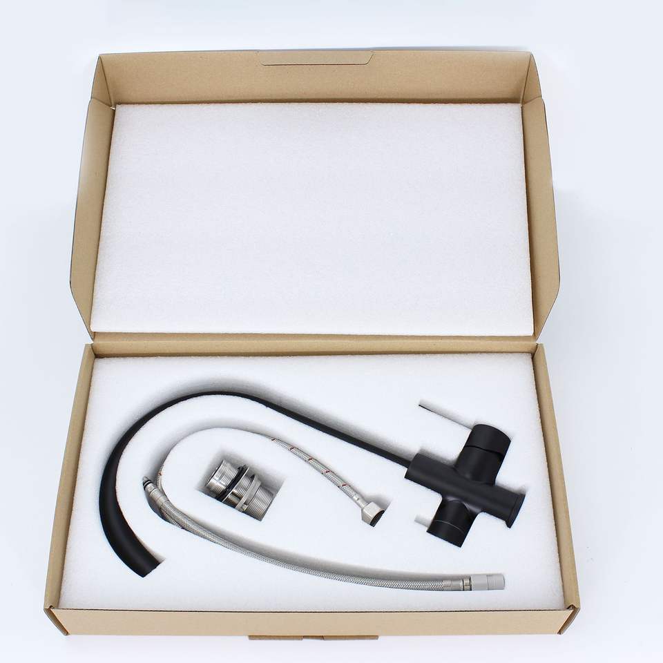 3 Way Filter Tap Stainless Steel Osmosis Kitchen Faucet Hot Cold Pure ...