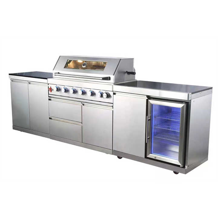 Outdoor Kitchen Cabinets - Durable Stainless Steel BBQ Set
