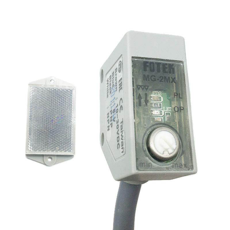 FOTEK MG-2MX 2m MINI & WATER-PROOF PHOTO SENSOR 4PIN NPN/PNP NO Mirror ...