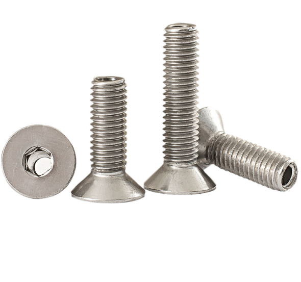 M4 M5 M6 M8 M10 Stainless Steel Flat Countersunk Head Hexagon Allen Socket Hollow Screw Bolts ...
