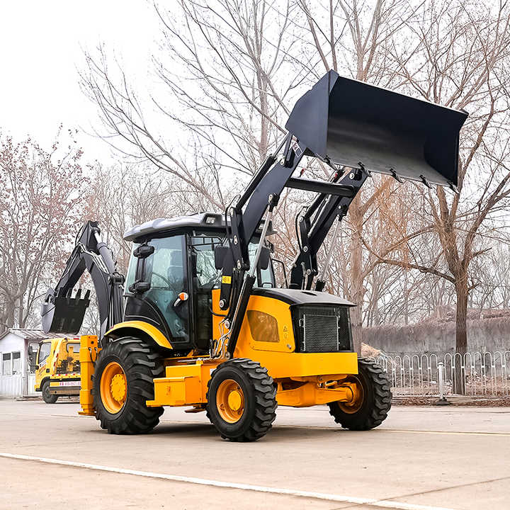Earth-moving Machine 4x4 Backhoes Loader 3 Ton - High Efficiency