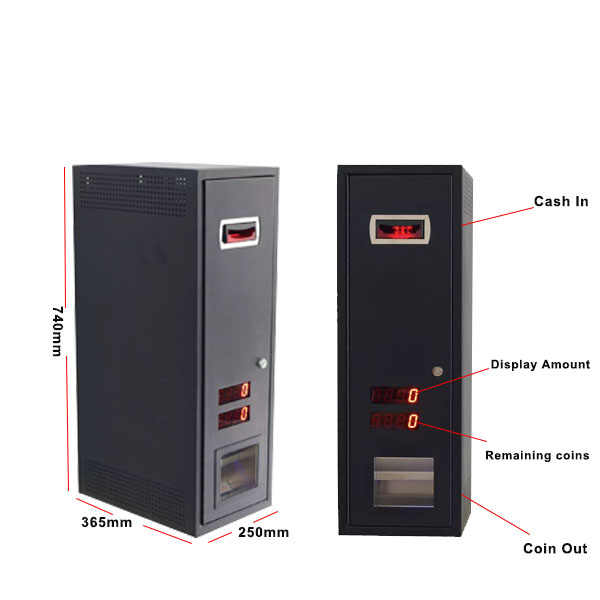 Bill Change Tokens with Bill Acceptor Coin Changer Machine Coin ...