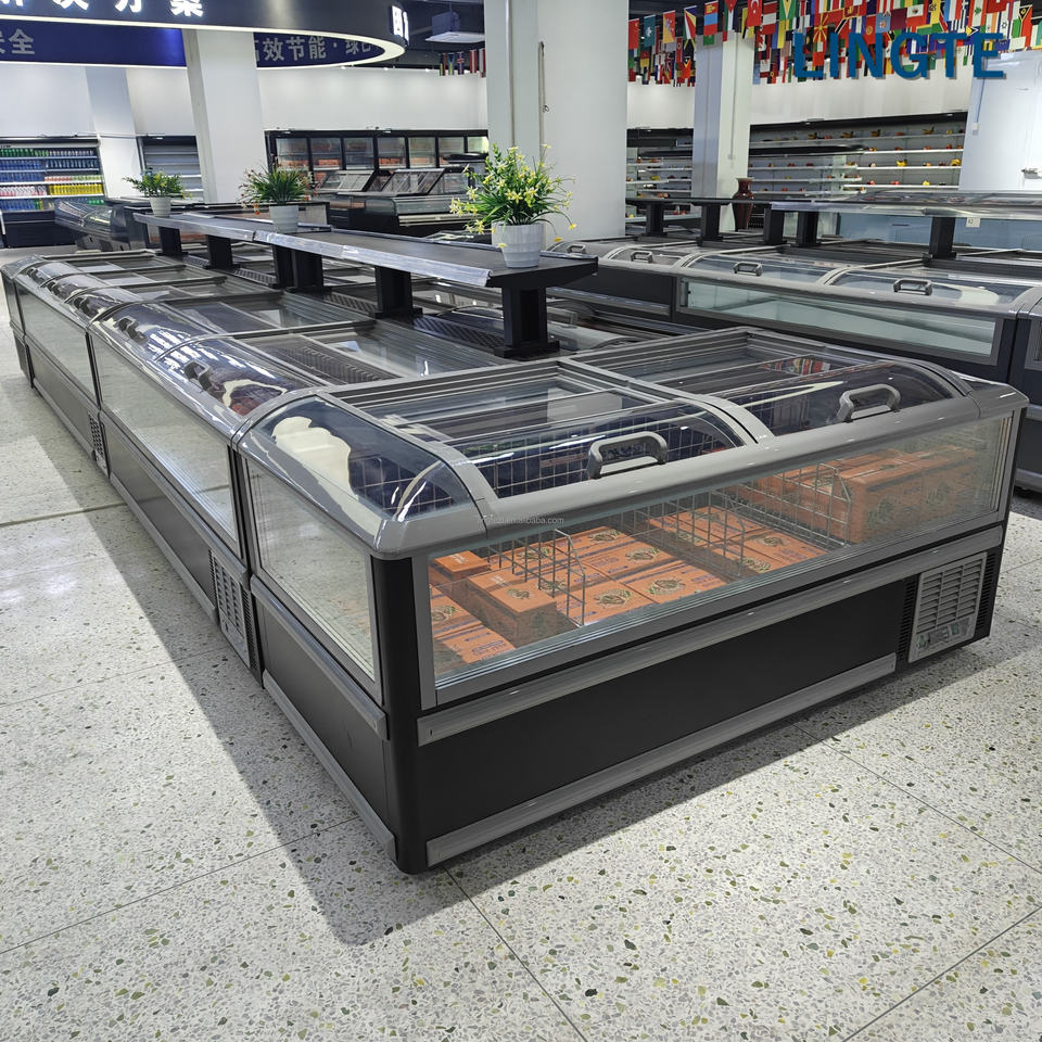 Automatic Defrost Single-Temperature Horizontal Chest Freezer LED Light ...