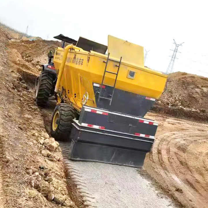 Cement Powder Ash Spreader Tow Behind Tractor Traction Road Binder Soil ...