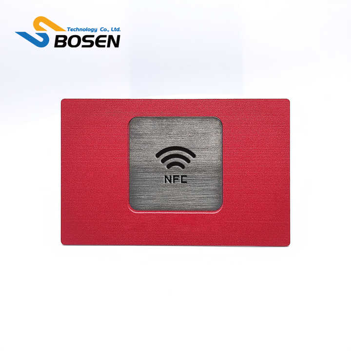 NFC Metal Card High Quality Luxury Matte Black Stainless Steel Blank ...