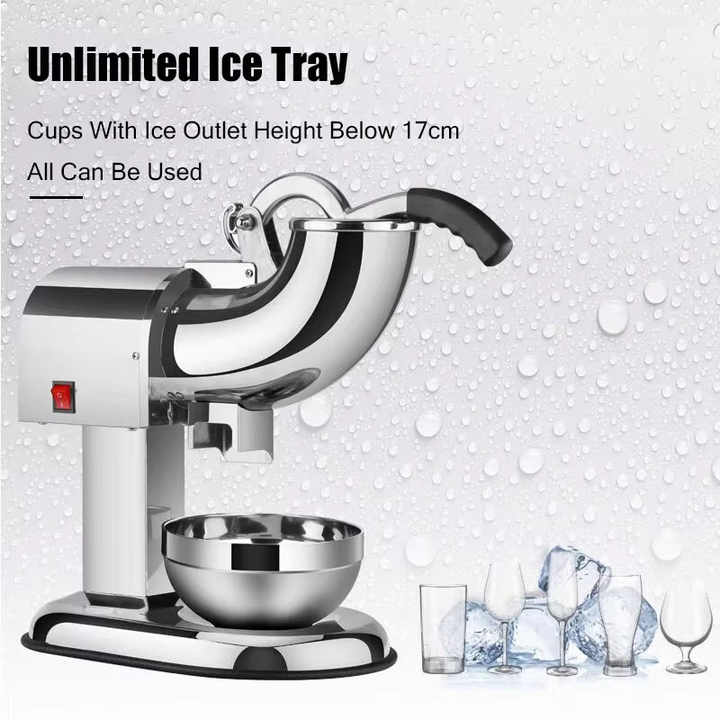 Electric Ice Shaved Machine Commercial Shaver Snow Ice Crushers ...