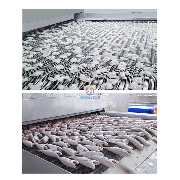 Liquid Nitrogen Cryogenic Freezer for Seafood & Vegetables | 50kg/h ...