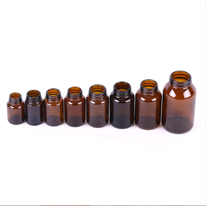 Factory Amber Empty Reagent Glass Bottle Chemical Containers with Child ...