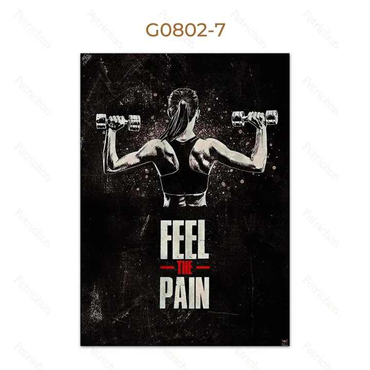 Inspirational Muscle Fitness Quotes for Bodybuilding Gym Fitness Wall ...