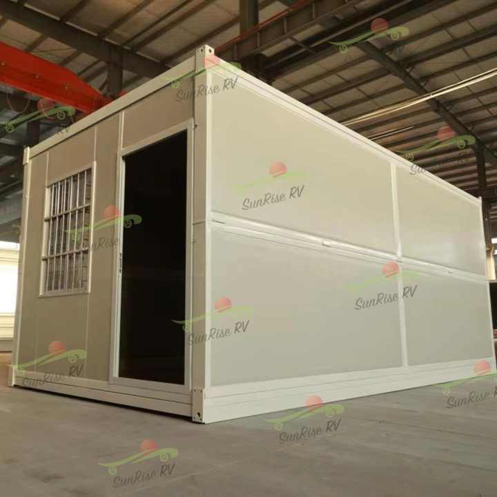 European Style Prefabricated Container House Simple Assembly Shop ...