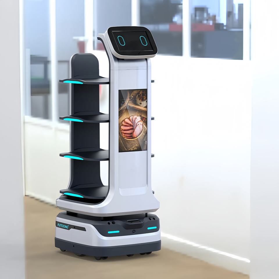 Service Robot Intelligent Restaurant Hotel Waitress Robot to Provide ...