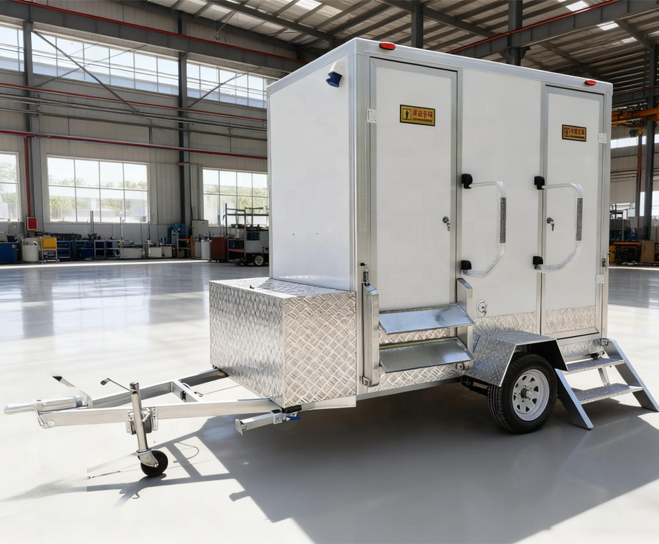 Custom Portable Restroom Trailer Toilet Luxury Bathroom Shower Toilet ...