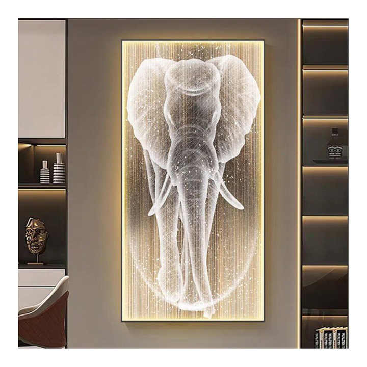 Newly Design Luxury Led Light Wall Art Modern Home Decor Luminous ...