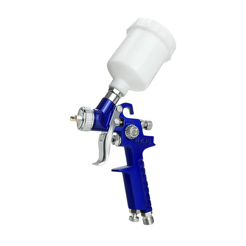 Mini HVLP Gravity Type Spray Gun for 0.8mm Nozzle Car Furniture Small ...