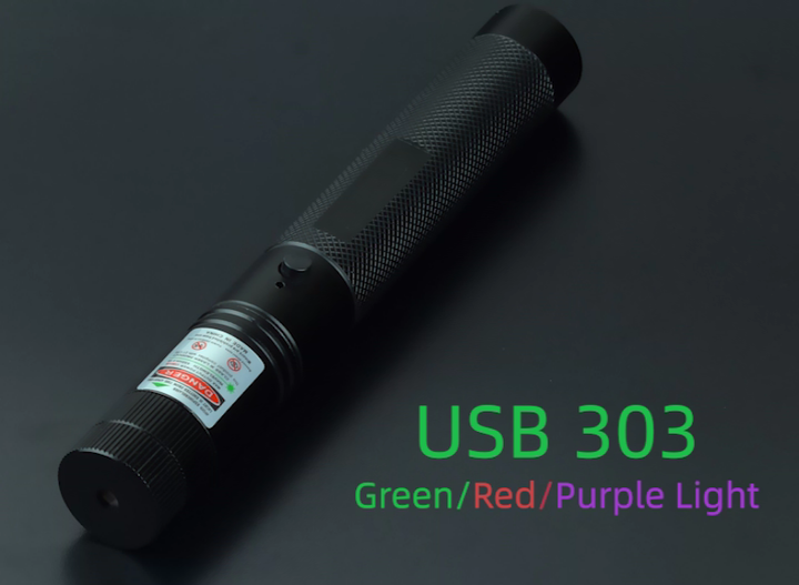 USB Laser 303 - Portable Green Laser Pointer for Teaching