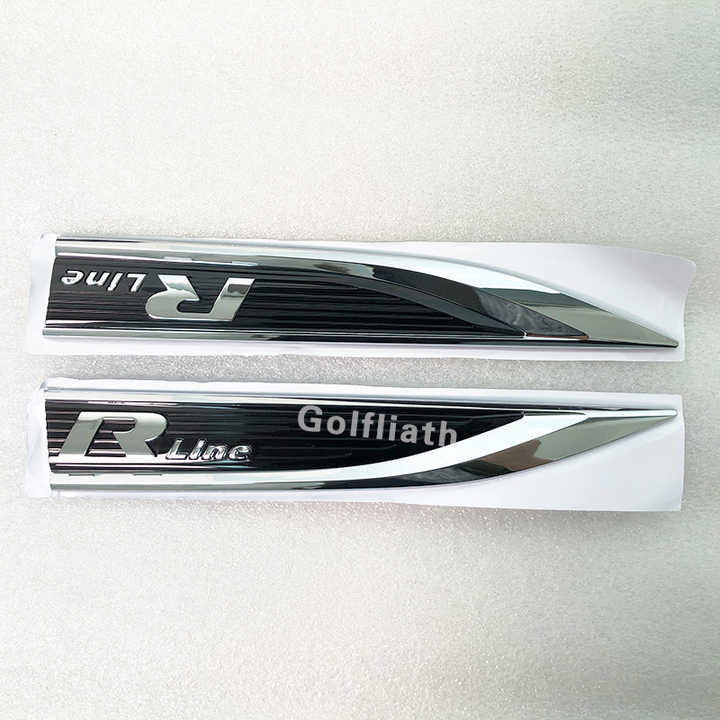 Car 3d Body Side Fender Sticker Badges Emblem for V W Jetta MK6 2019 ...