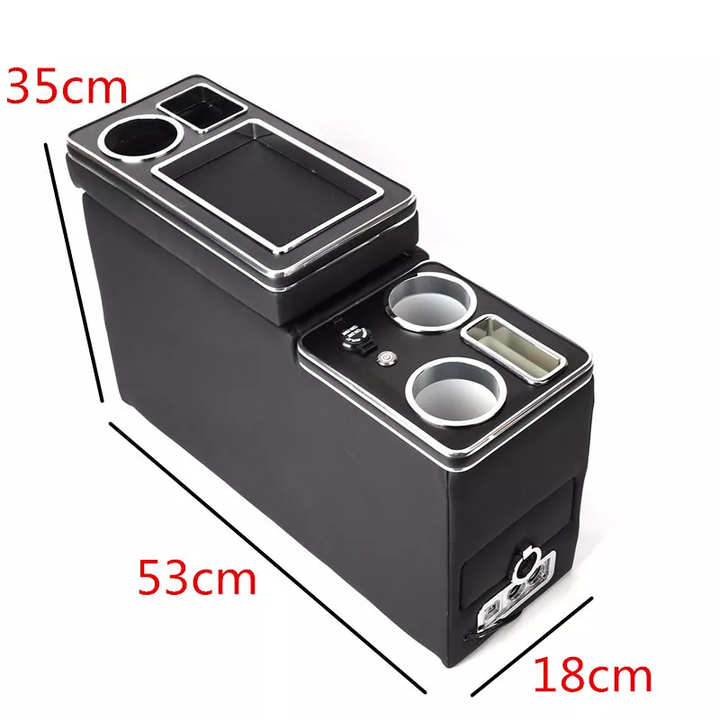 Universal Motorhome Camper Car Center Console Storage Armrest Box for ...