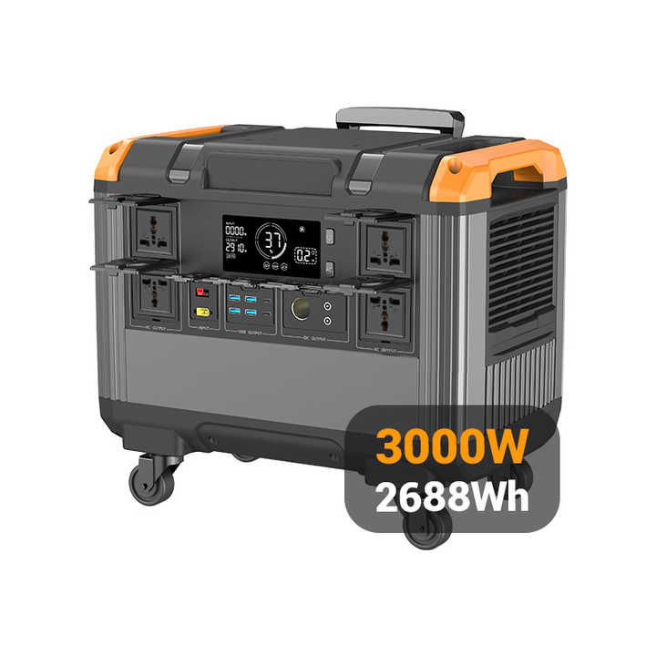 3000W 2688Wh Emergency Storage Power Custom Solar Generator Battery ...