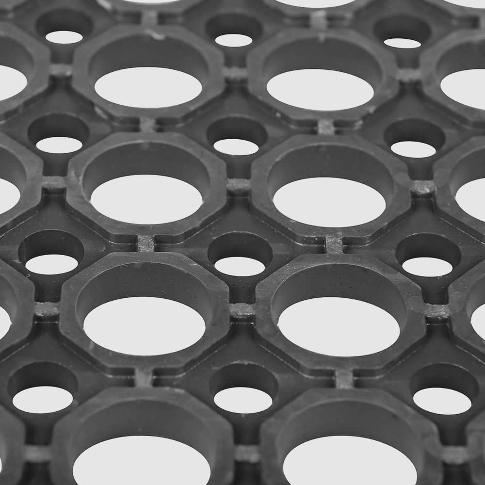 High Quality Commercial Entrance Anti slip Perforated Moulded Rubber ...