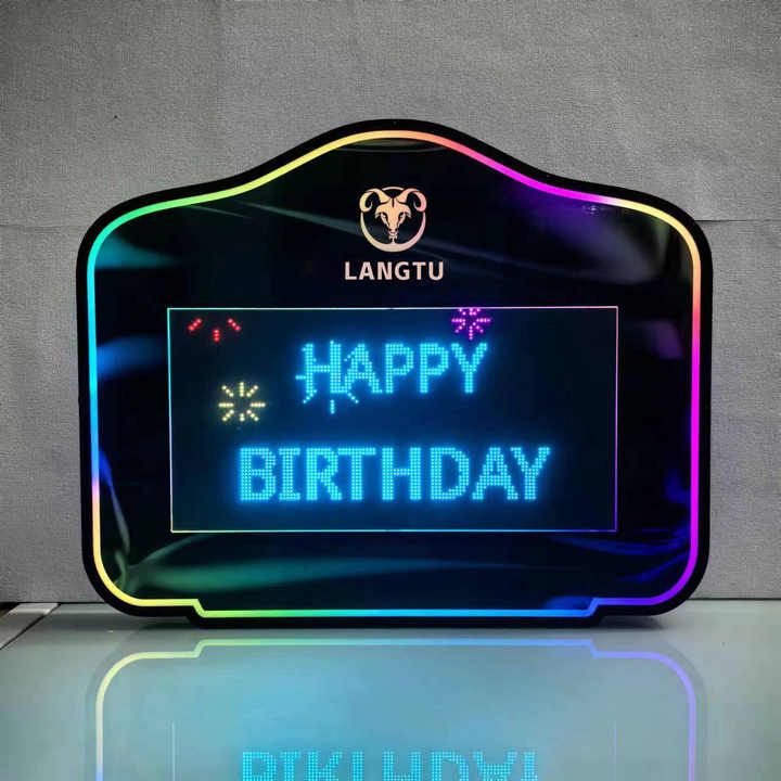 Custom VIP Service Message Board Led Digital Electronic Screen Bottle ...