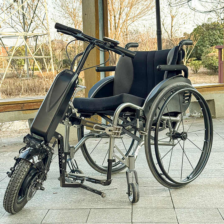 350W 48V8A Lithium Battery Electric Wheelchair Handcycle Handbike Hand ...
