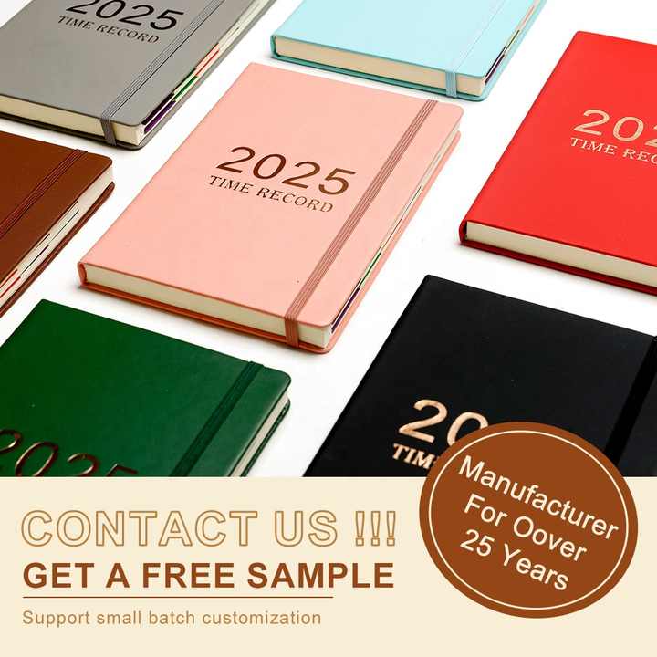 Custom Business Planner PU Leather Journal A5 Notebook Small Batch ...
