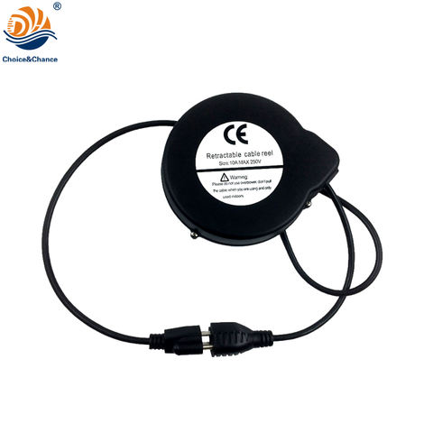 5M Constant Force Spring Loaded Retractable Extension Cordstorage Reel ...