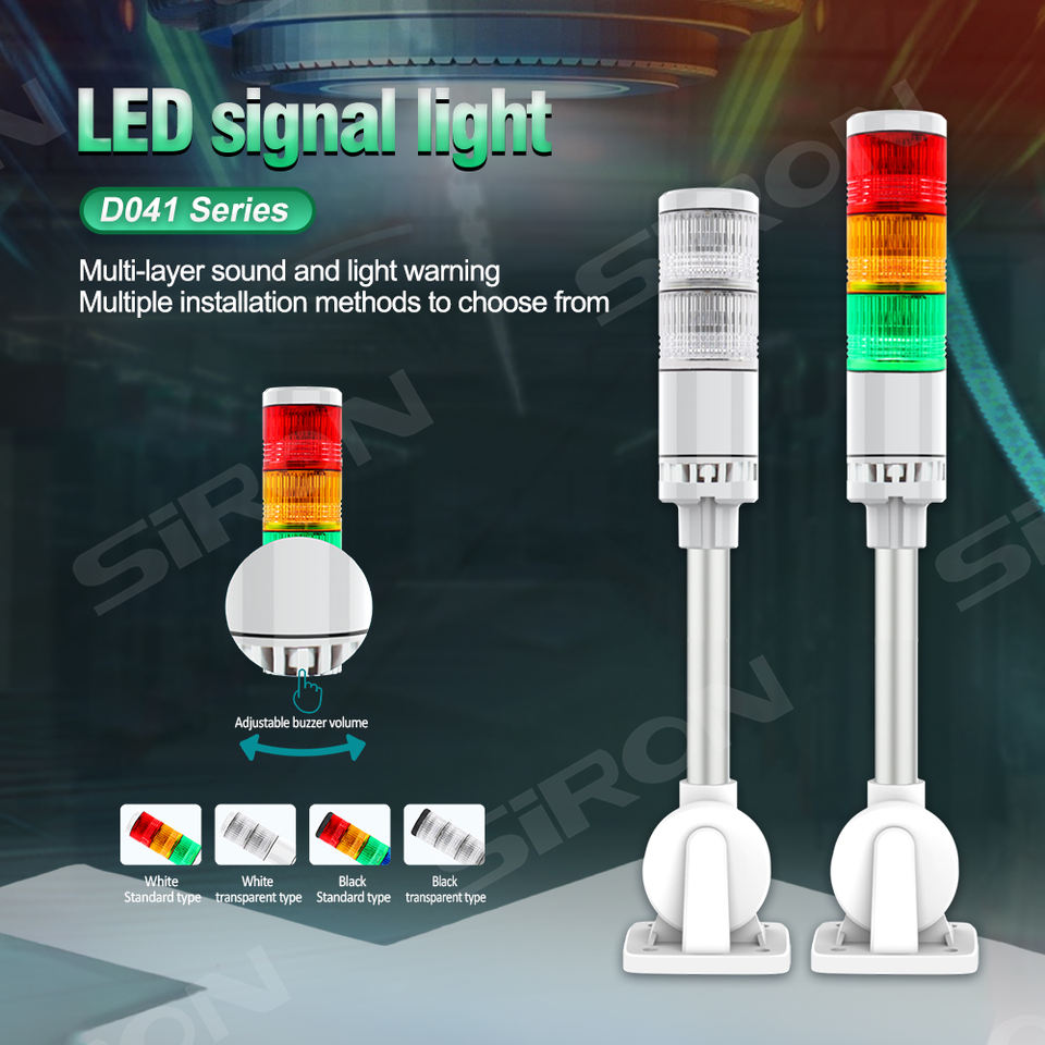 Siron D041 LED Signal Lamp Series - Efficient Indicator Lights