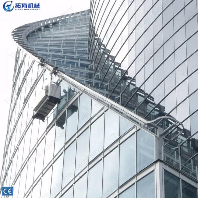 BMU Window Cleaning System: Roof-Mounted Unit & Dedicated Track System ...