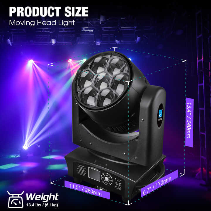 Big Dipper LM0740 - RGBW LED Moving Head Lights for Stage