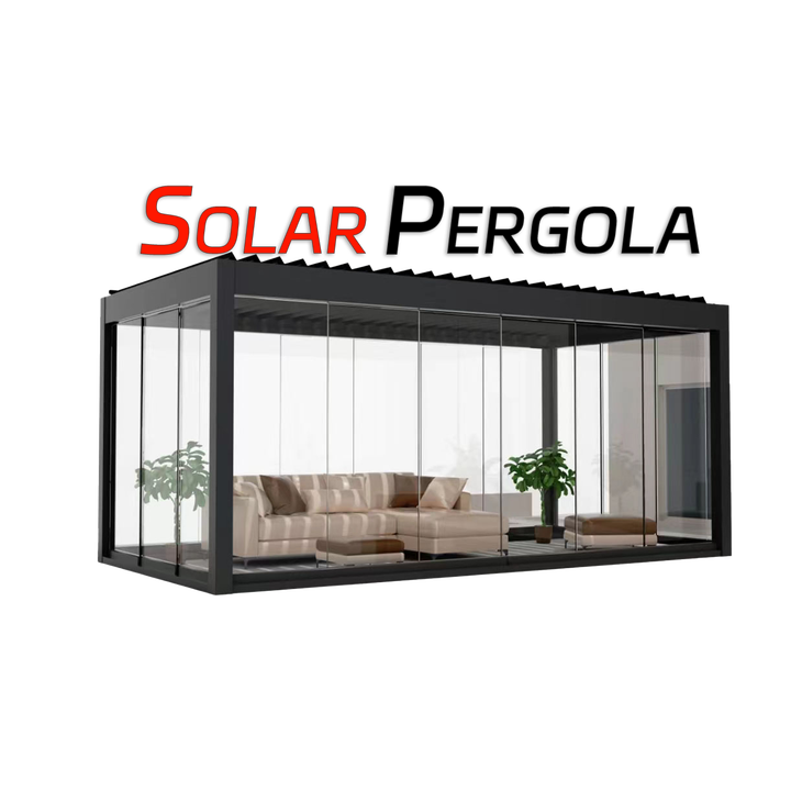 Solar Pergola by YOUYA - Sustainable Outdoor Louvers System