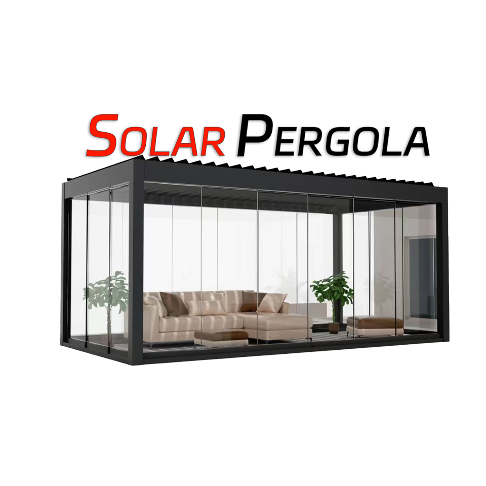 Solar Pergola by YOUYA - Sustainable Outdoor Louvers System