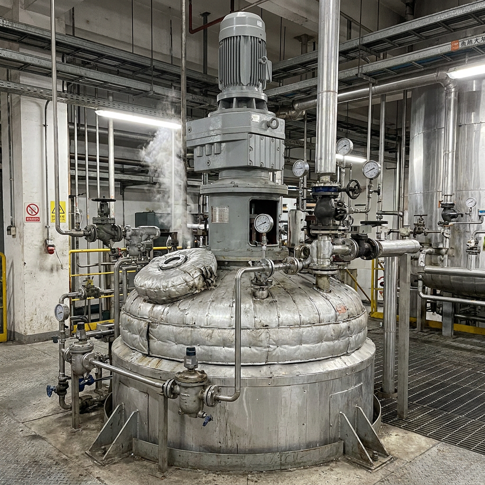 Industrial Liquid Mixer for Chemical Reaction Kettle, High Shear ...