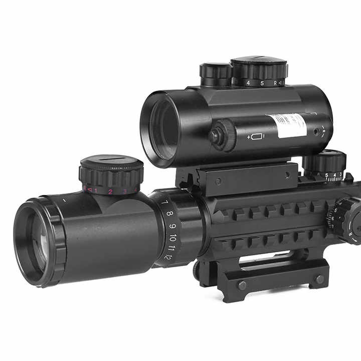 4-12x50eg Red Dot Sight - Precision Hunting Scope Combo