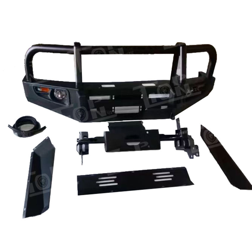Toplion Offroad Steel Front Bumper Guard for LC76 LC79 Accessories Bull ...