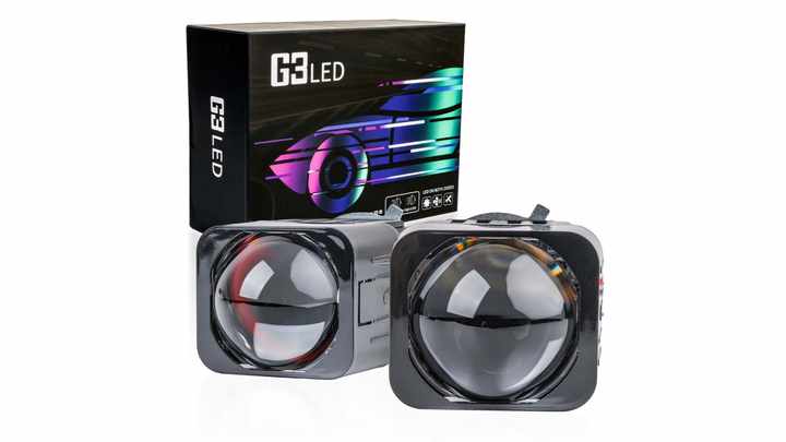 H4 LED Matrix Headlight - 30W, 6000K, Non-Destructive Install