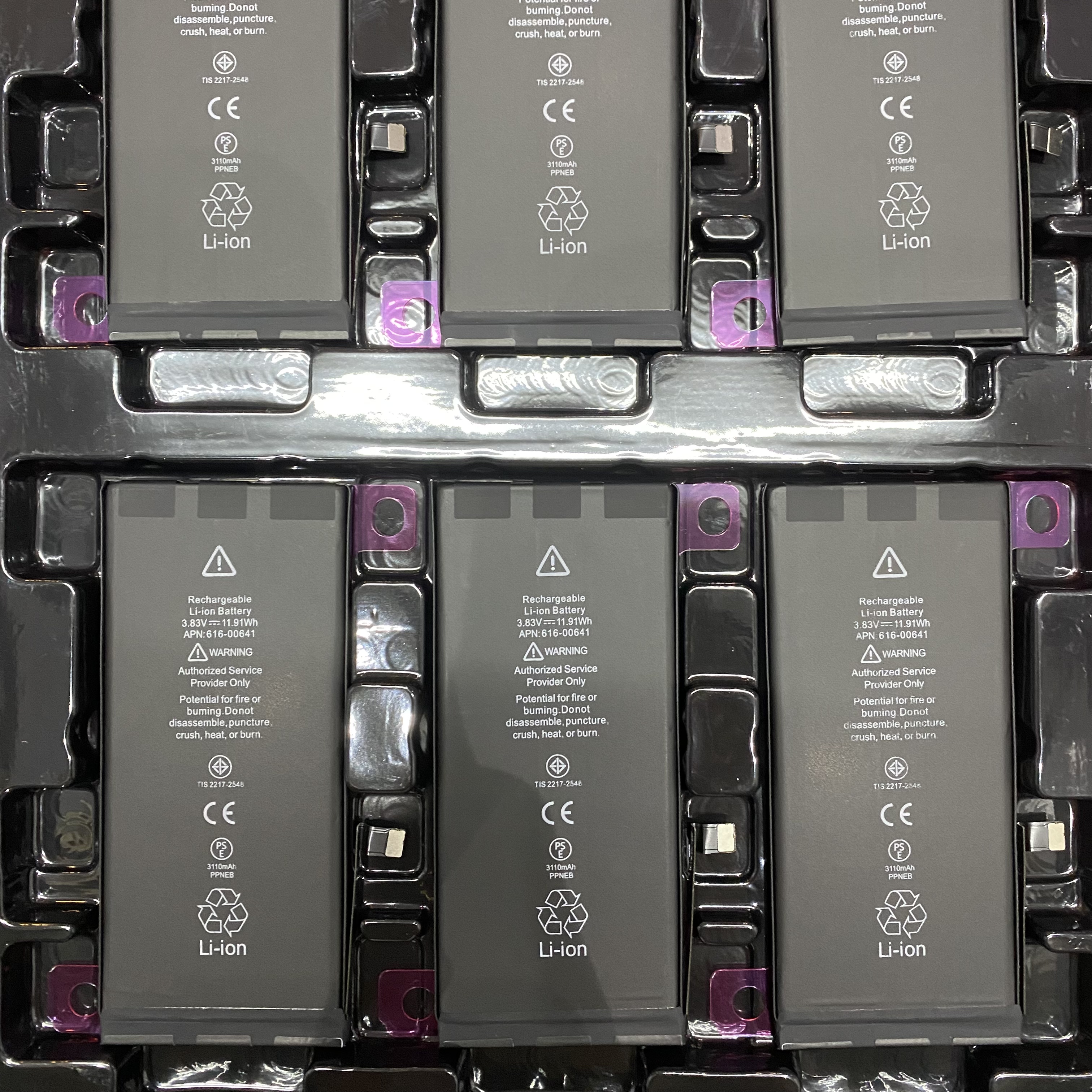 CE FCC Certified Phone Battery for iPhone 11 12 13 14 15 16 Pro Max 6S ...